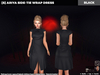 Second Life Marketplace - [S] Ariya Side-Tie Wrap Dress Black
